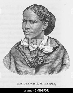 Frances Harper, American Abolitionist and Author Stock Photo - Alamy