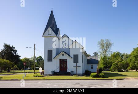 Georgetown, Georgia, USA - April 19, 2022: The old business district on ...