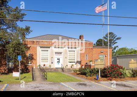 Georgetown, Georgia, USA - April 19, 2022: The old business district on ...