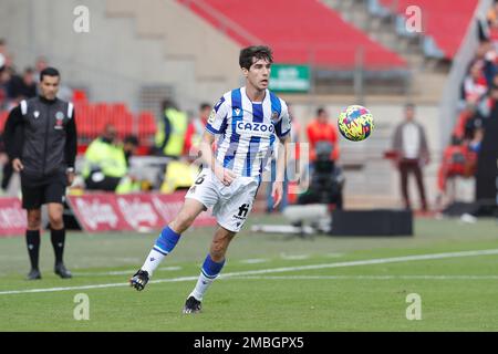 Almeria, Spain. 8th Jan, 2023. Takefusa Kubo (Sociedad) Football/Soccer ...