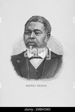 Robert Smalls. Portrait of African American politician and businessman ...