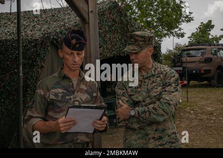 Lt. Col. Luke A. Sauber, commanding officer, Combat Logistics Battalion ...