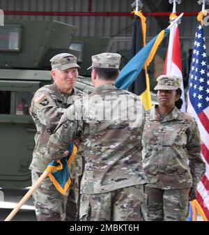 Col. Brad Bane, Commander 405th Army Field Support Brigade, provides ...