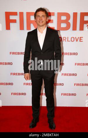 Director Peeter Rebane poses for photographers upon arrival at the UK ...