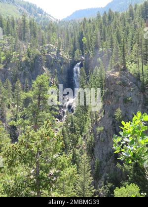 waterfall in Steamboat Springs Colorado on a nature hike Stock Photo ...