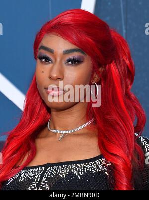 Reyna Roberts arrives at the CMT Music Awards on Monday, April 11, 2022 ...