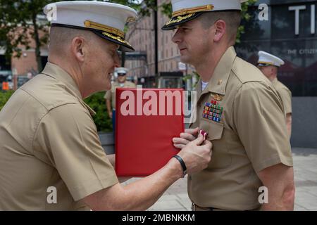U.S. Marine Corps Col. Phillip Laing, commanding officer of the Special ...