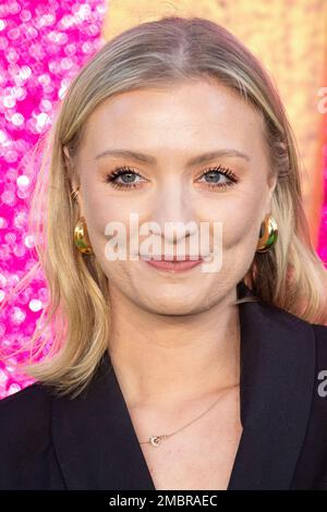Hayley Morris poses for photographers upon arrival at the premiere of ...