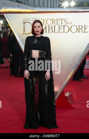 Poppy Corby-Tuech poses for photographers upon arrival at the World ...