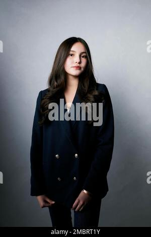 Isabel Deroy-Olson poses for a portrait to promote the film "Fancy ...
