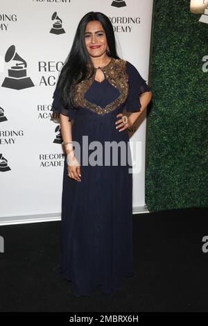 Recording artist Falu Shah attends the Recording Academy New York ...