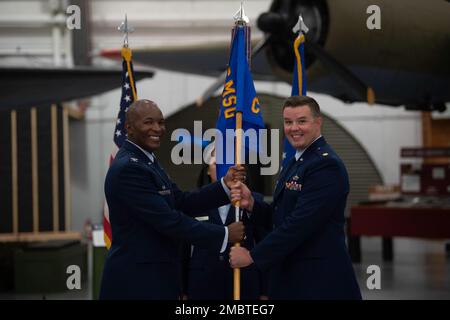 Col. Phelemon Williams, left, 436th Mission Support Group commander ...