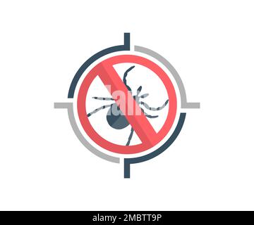 Pest control signs. Repellent and insecticide symbols. Vector Stock ...