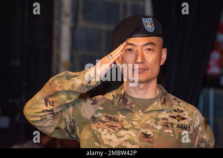Col. Michelle K. Donahue, Quartermaster General, presents the Public ...