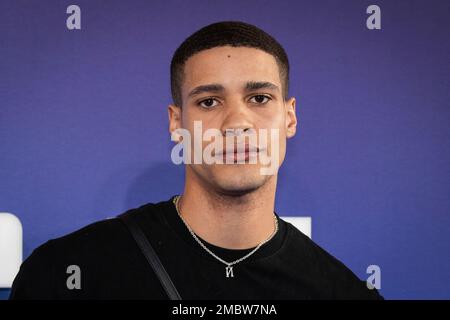 Nathan Soan Mngomezulu poses for photographers upon arrival at the ...