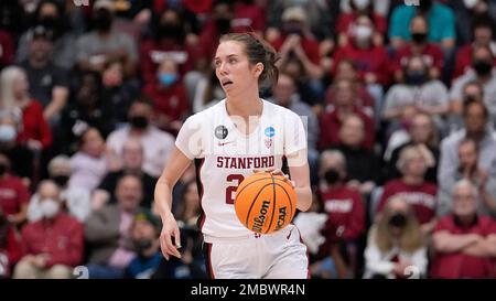 Stanford guard Lacie Hull (24) passes past Washington State guard ...