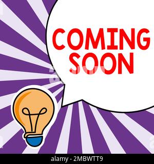 Hand writing sign See You Soon. Business showcase Farewell we will meet ...