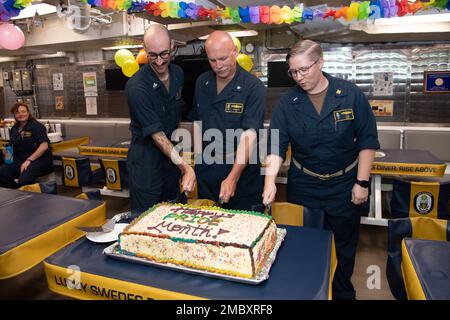 Cmdr. Erik Roberts, commanding officer of Arleigh Burke-class guided ...