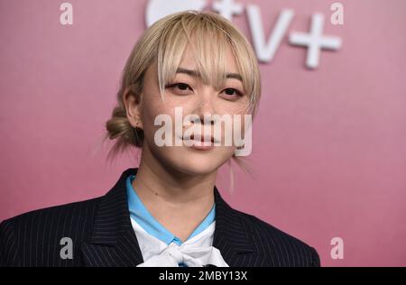 Steffie Baik arrives at the global premiere of "Pachinko," Wednesday ...