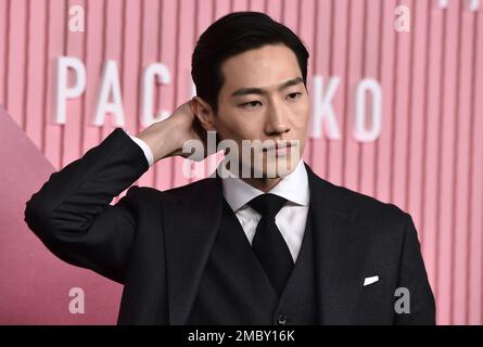 Cast member, Steve Sang-Hyun Noh, arrives at the global premiere of ...