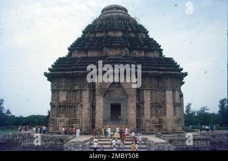 Tourists at a temple, Konark Sun Temple, Puri, Orissa, India Stock ...