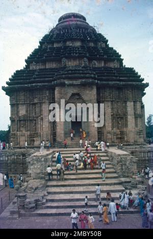 Tourists at a temple, Konark Sun Temple, Puri, Orissa, India Stock ...
