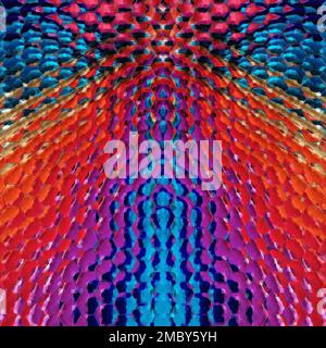 spherical patterns shapes and abstract 3D illustration hexagonal mosaic ...