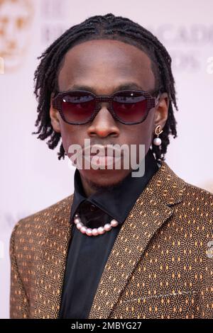 Michael Ajao poses for photographers upon arrival at the premiere of ...