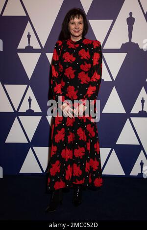 Tamar Thomas poses for photographers upon arrival at the Academy Awards ...