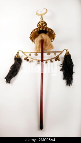 Jingling Johnnie, Jingling Johnny, brass bells on a stick with ...