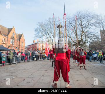 Nantwich Cheshire 21 January 2023 During the English Civil War, the ...