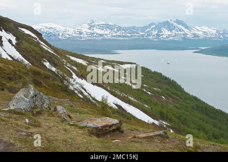 View of Tromso from Storstein, Tromso, Norway Stock Photo - Alamy