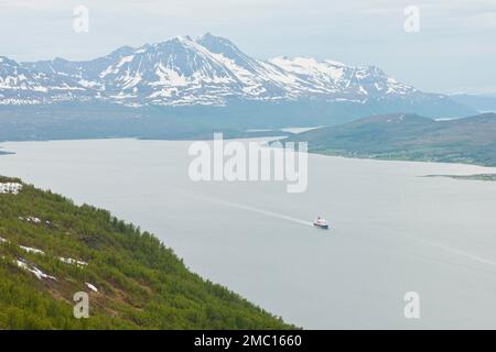 View of Tromso from Storstein, Tromso, Norway Stock Photo - Alamy
