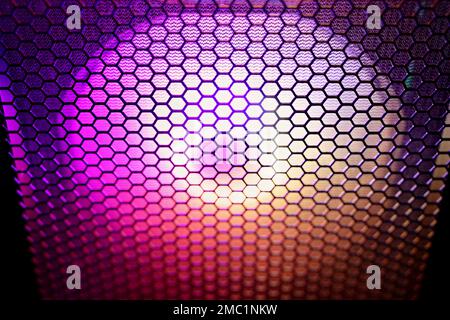 Cool background of colorful abstract led and neon figures Stock Photo ...