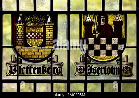 Historical coat of arms of Plettenberg, Castle Museum, Altena Castle ...