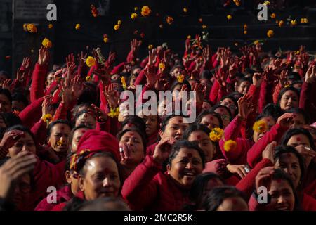 Kathmandu, Nepal. 21st Jan, 2023. On january.21, 2023 in Kathmandu ...