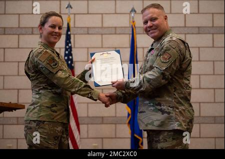 Col. Elizabeth Somsel, 7th Medical Group commander, Master Sgt. Dino ...