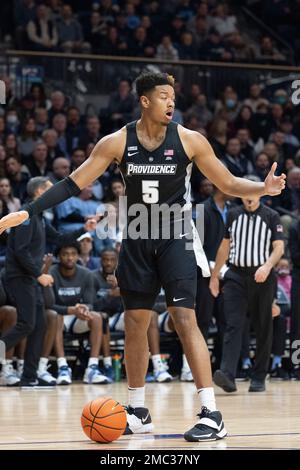 Providence forward Ed Croswell (5) in action during an NCAA college ...