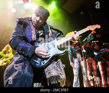 Little Steven playing live on stage Stock Photo - Alamy