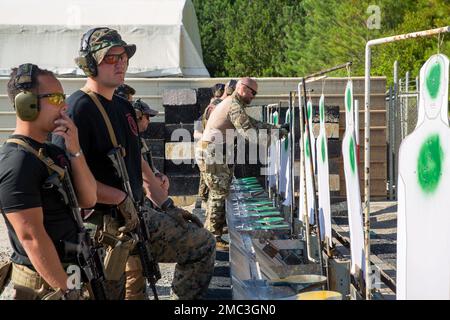 Sgt. Cooper Dine, a close-quarters battle (CQB) instructor with ...