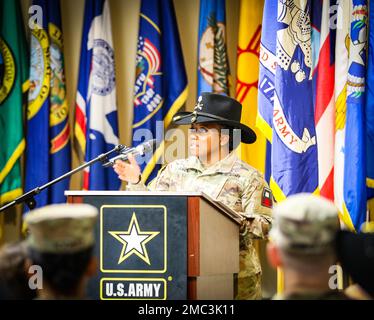 4th Cavalry "Saber" Brigade Commander Col. Timothy Gallagher presides ...