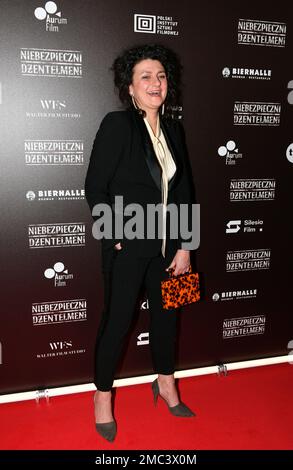 Actress Joanna Drozda attends the ceremonial premiere of the film ...