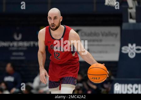Saint Mary's guard Tommy Kuhse (12) during an NCAA college basketball ...