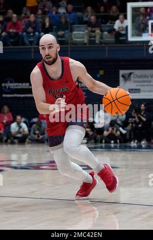 Saint Mary's guard Tommy Kuhse (12) during an NCAA college basketball ...