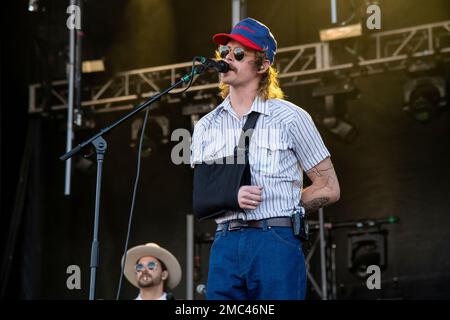 Taylor Meier of Caamp performs on day three of the BottleRock Napa ...