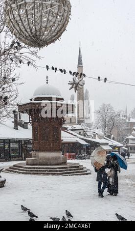 Sebilj under first snow of the year Stock Photo - Alamy