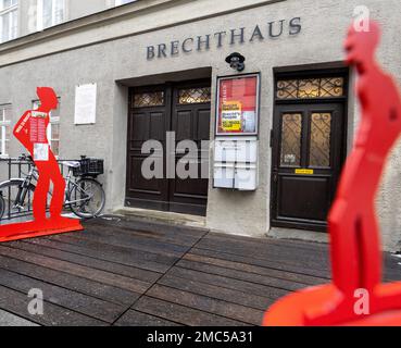 Augsburg, Germany. 20th Jan, 2023. A bistro is named after Bertolt ...
