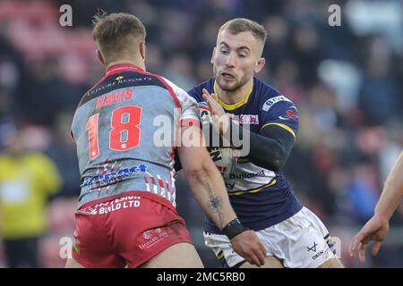 Jarrod O’Connor #14 of Leeds Rhinos during the Rugby League Pre Season ...