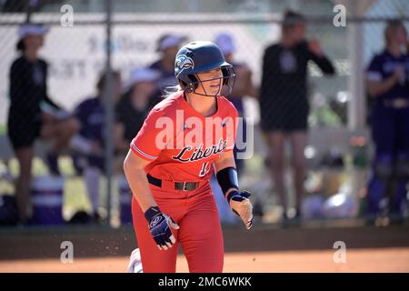 Liberty's Kara Canetto (10) during an NCAA softball game against ...