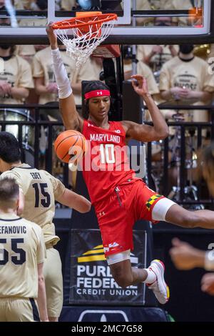 Maryland forward Julian Reese (10) during an NCAA college basketball ...